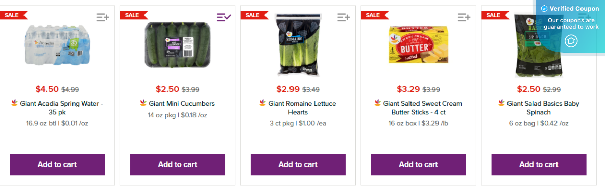 $25 Off Giant Food Coupons & Promo Codes - June 2025