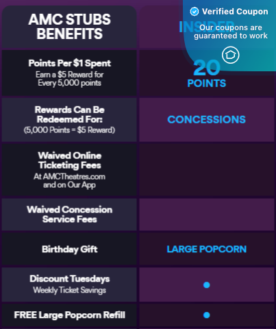 20% Off AMC Coupons & Promo Codes - June 2025