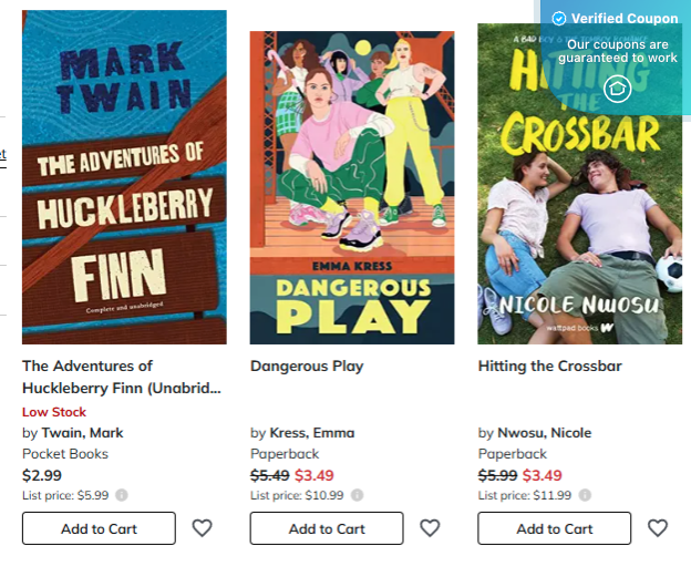 Book Outlet Coupons - Up to $5 Off (No Codes Needed)