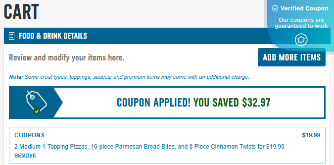 20% Off Domino's Coupons & Promo Codes - May 2025