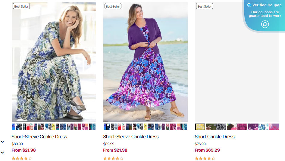 100 Woman Within Coupons & Promo Codes for June 2025