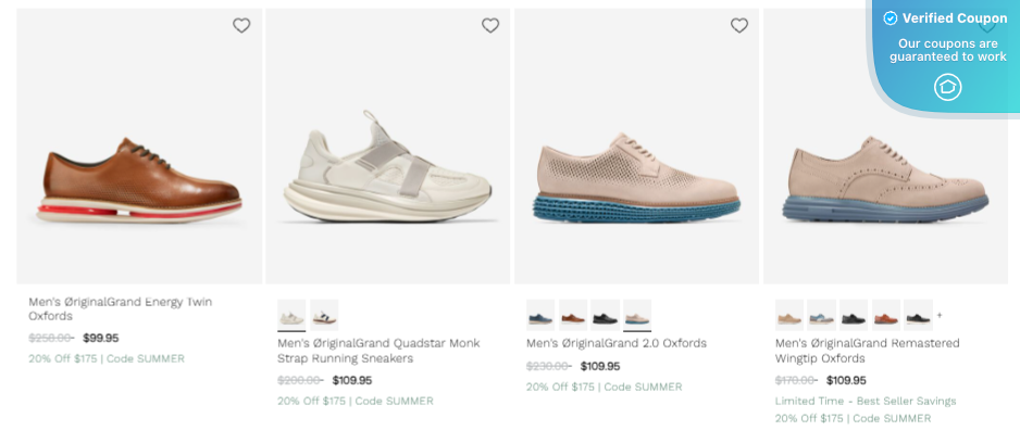 Cole Haan Coupons - Up to 15% Off (No Codes Needed)