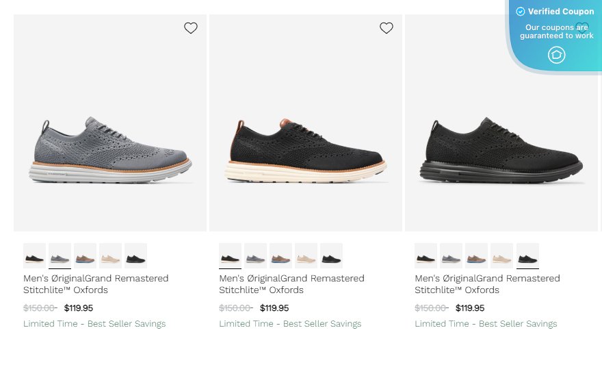 Cole Haan Coupons - Up to 15% Off (No Codes Needed)