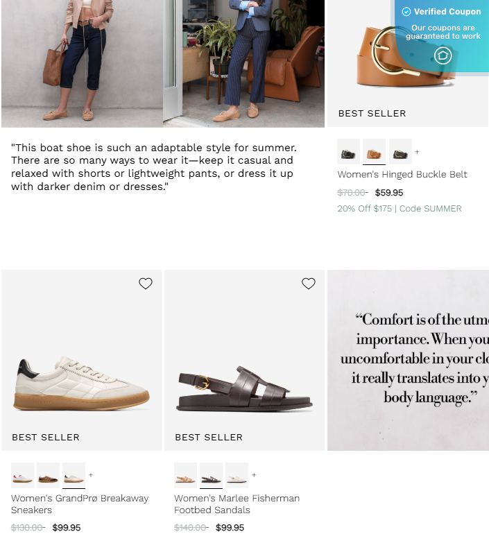 Cole Haan Coupons - Up to 15% Off (No Codes Needed)