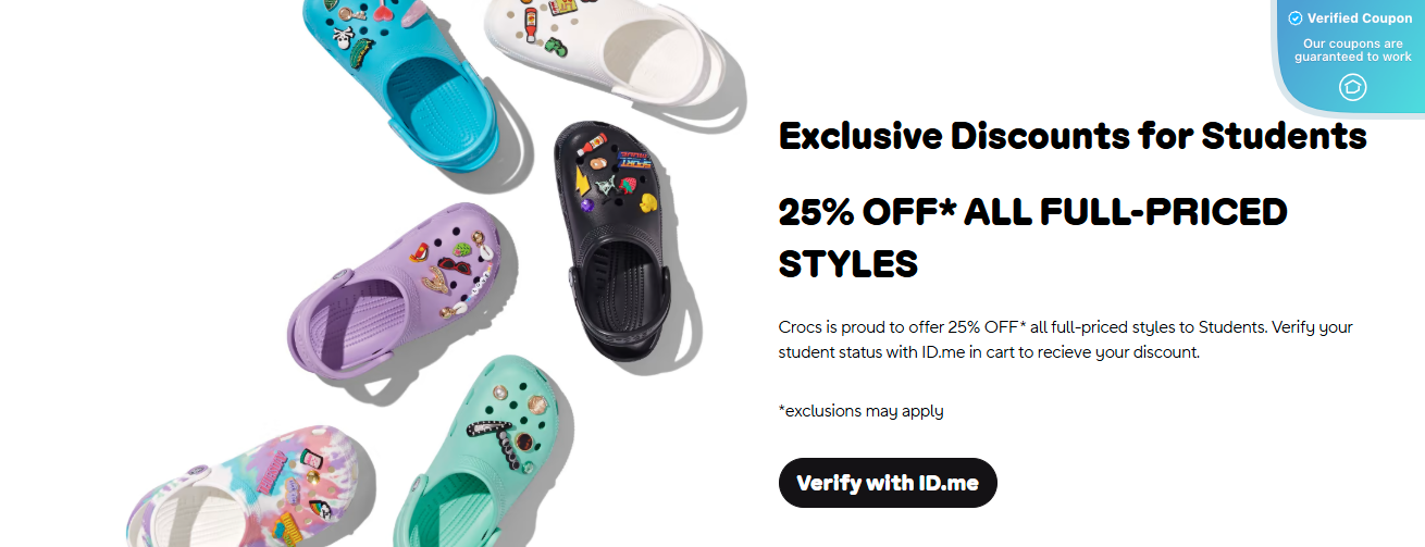 25% Off Crocs Coupons & Promo Codes - June 2025