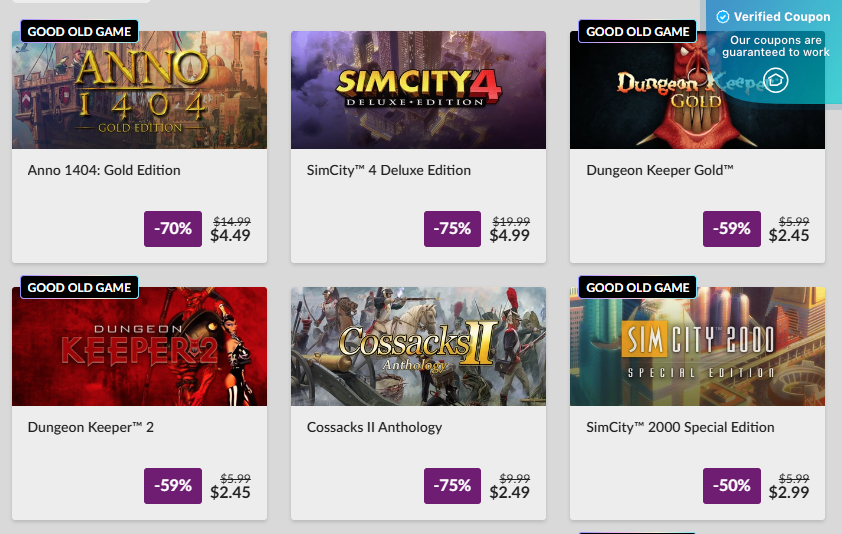 GOG Deals – Save Now (No Codes Needed in June 2025)