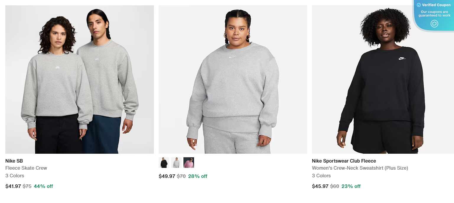 10% Off Nike Coupons & Promo Codes - June 2025