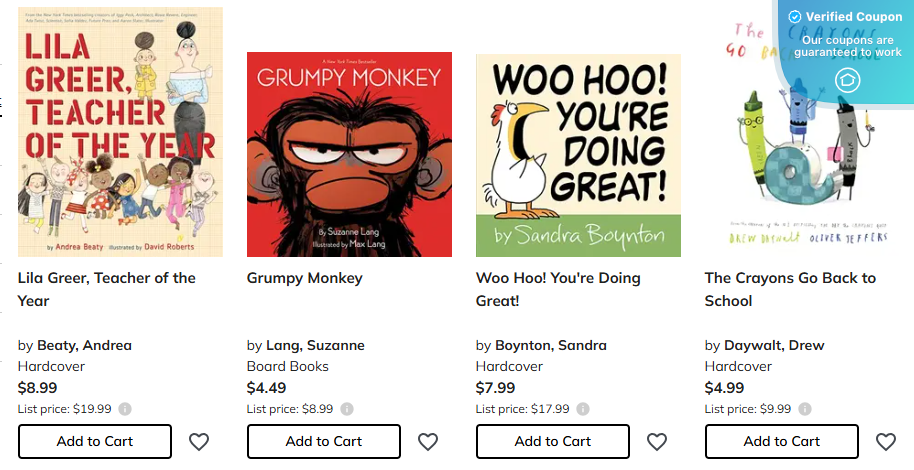 Book Outlet Coupons - Up to $5 Off (No Codes Needed)