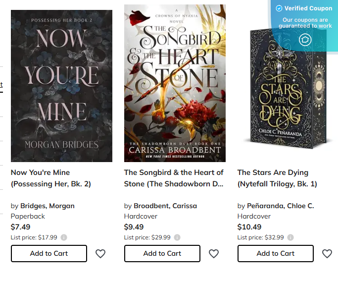 Book Outlet Coupons - Up to $5 Off (No Codes Needed)