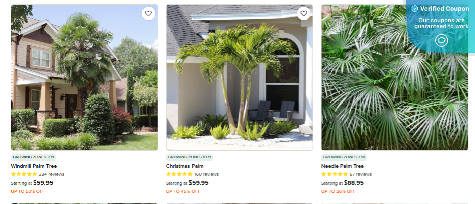 20% Off + Fast Growing Trees Coupons & Discount Codes