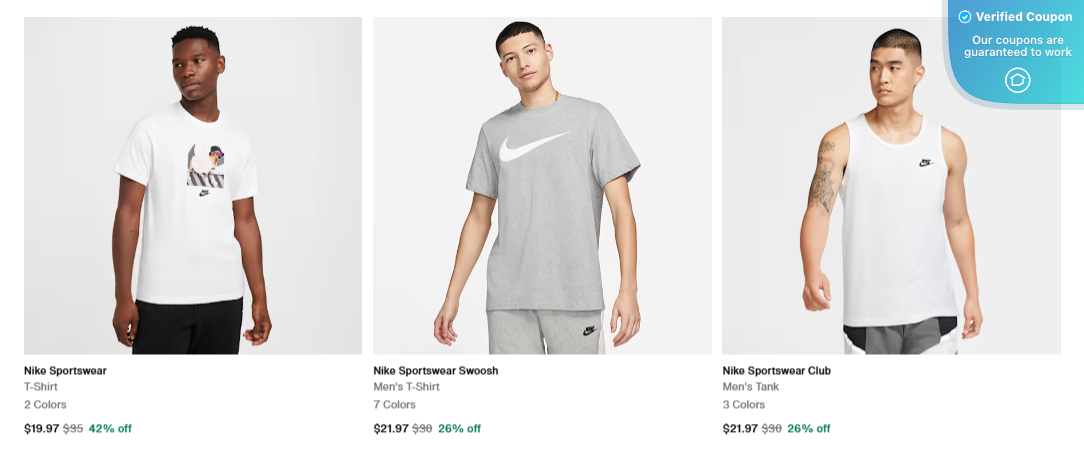10% Off Nike Coupons & Promo Codes - June 2025