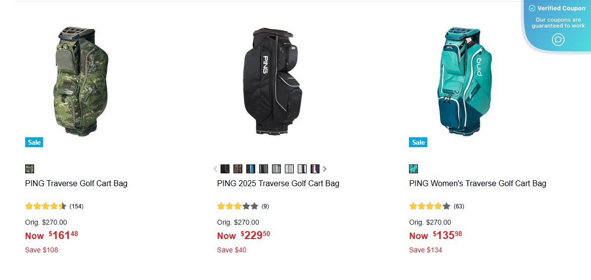 The Golf Warehouse - Coupons & Promo Code for June 2025