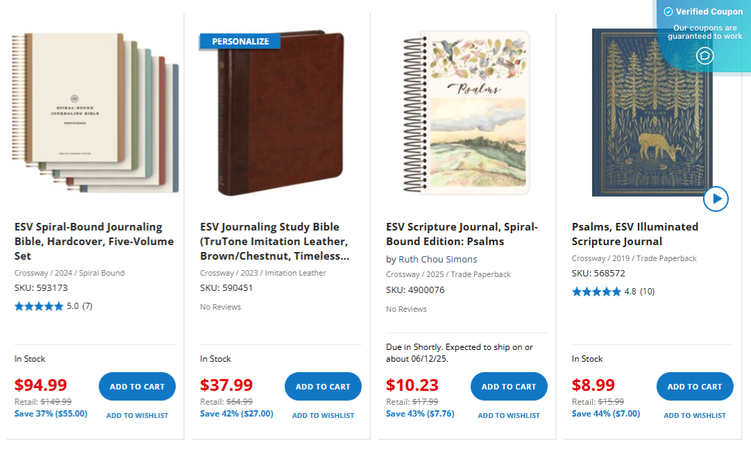 188 Christian Book Coupons & Promo Codes for June 2025