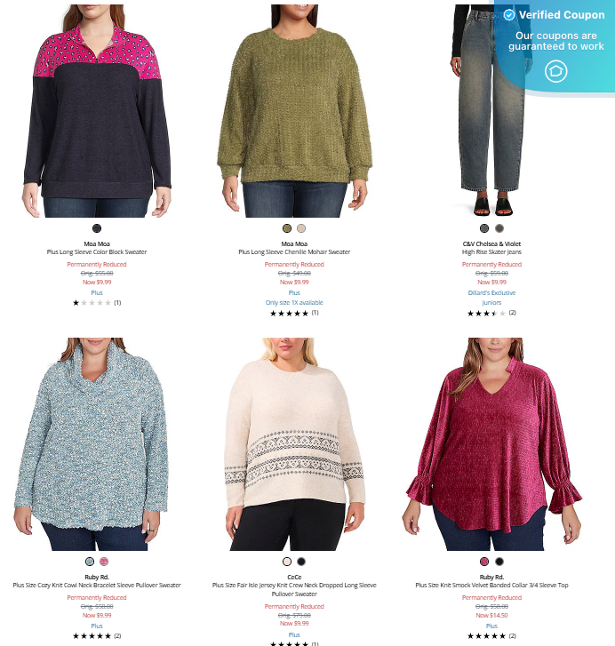 Dillard's Coupons - Up to 10% Off (No Codes Needed)