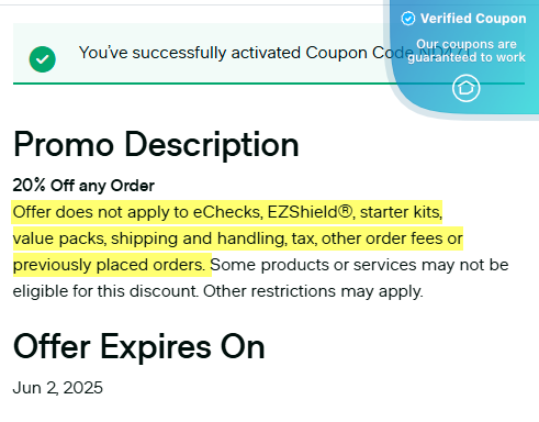 $50 Off Deluxe Checks Coupons & Discount Codes - June 2025