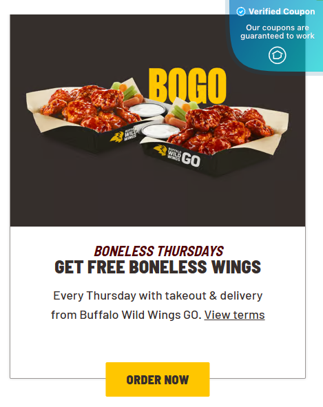 11 Buffalo Wild Wings Deals – Instantly Save Today
