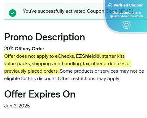 $50 Off Deluxe Checks Coupons & Discount Codes - June 2025