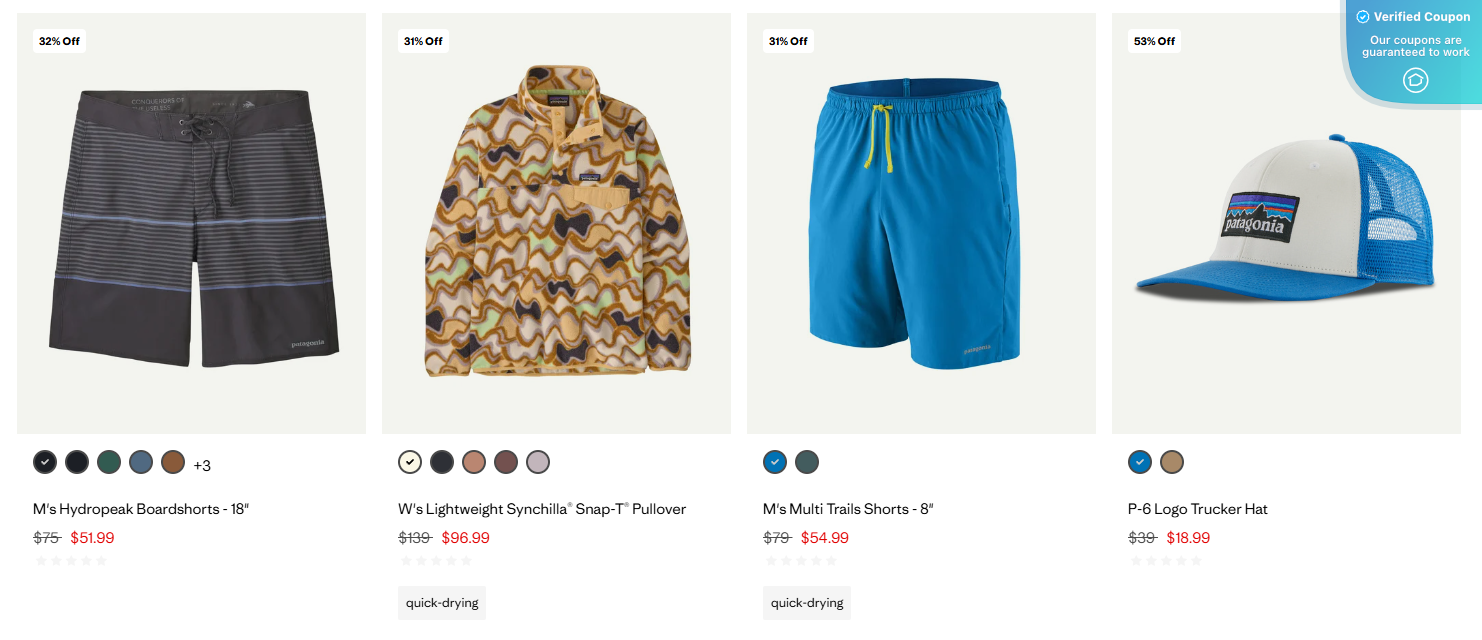 10% Off Patagonia Coupons & Promo Codes - June 2025
