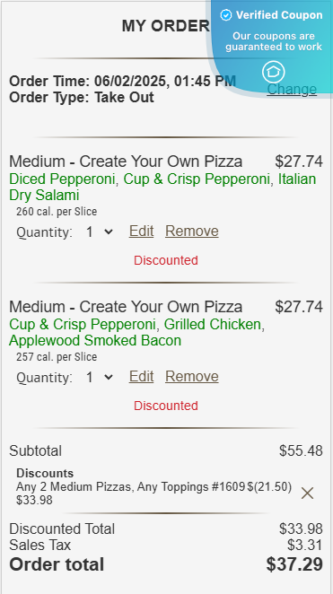 25% Off Pizza Guys Coupons & Promo Codes - June 2025