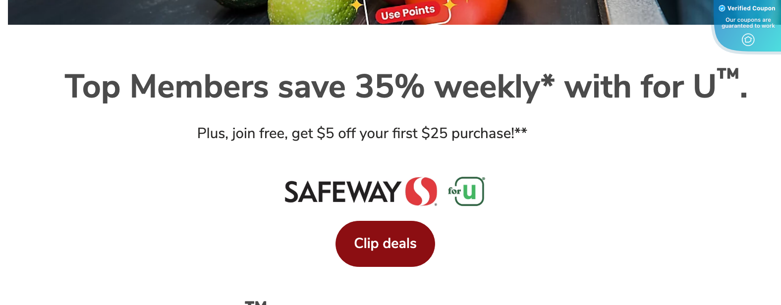 Safeway - Verified Coupons + 1 Promo Code for June 2025