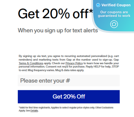 20% Off + Gap Coupons & Promo Codes – June 2025