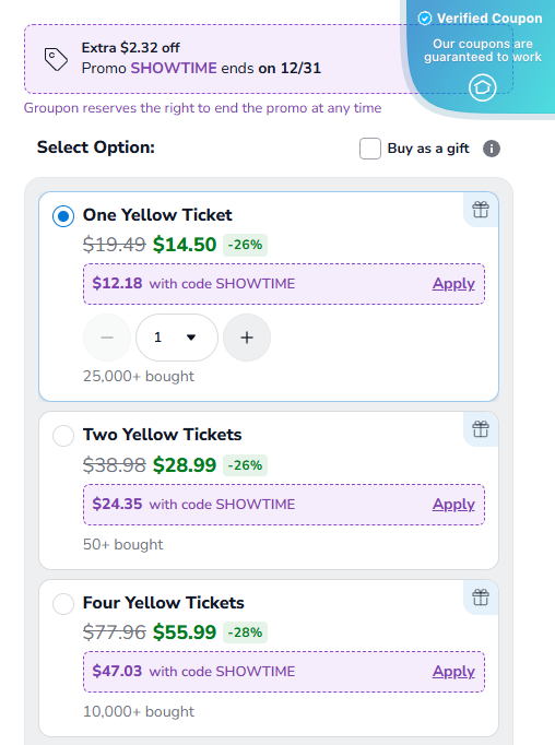 Groupon Verified Promo Codes - Save up to 15% Off