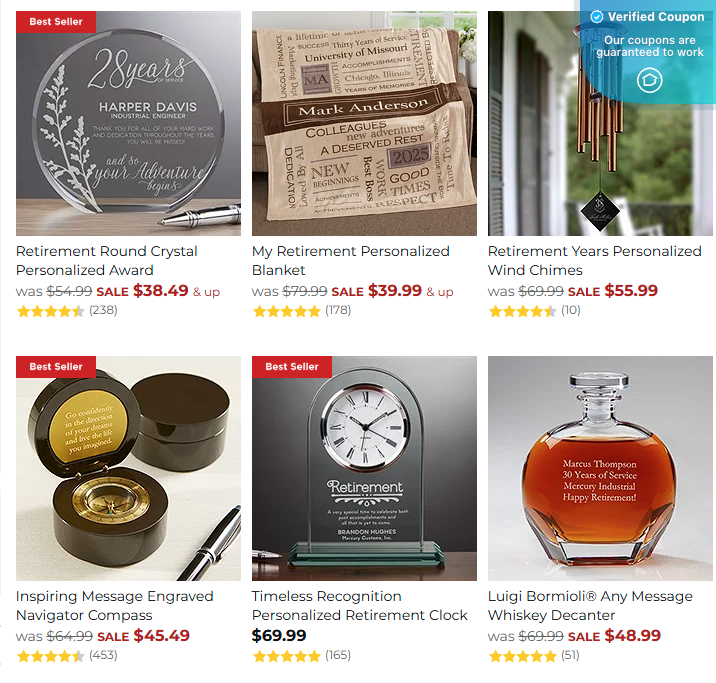 20% Off + Personalization Mall Coupons & Promo Codes