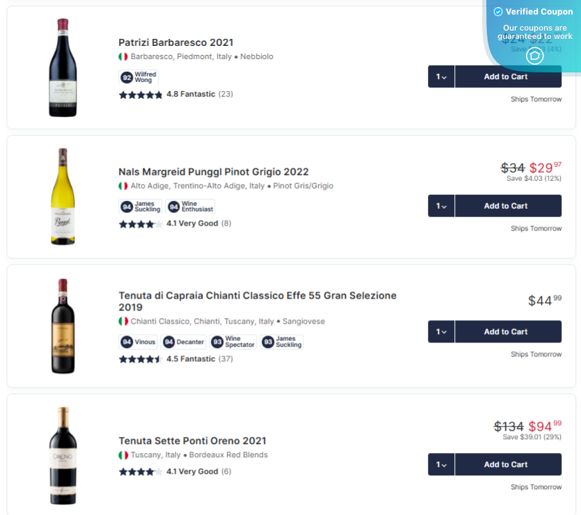 $20 Off Wine.com Coupons & Promo Codes - June 2025