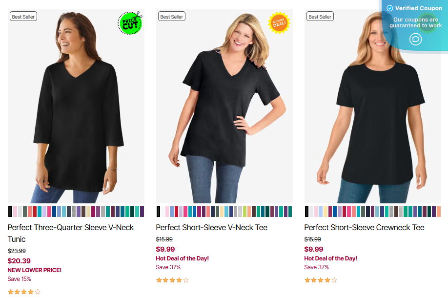 101 Woman Within Coupons & Promo Codes for June 2025