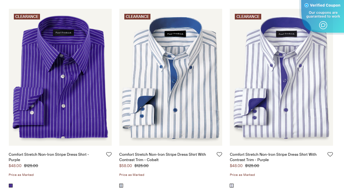 30% Off + Paul Fredrick Coupons & Promo Codes – June 25