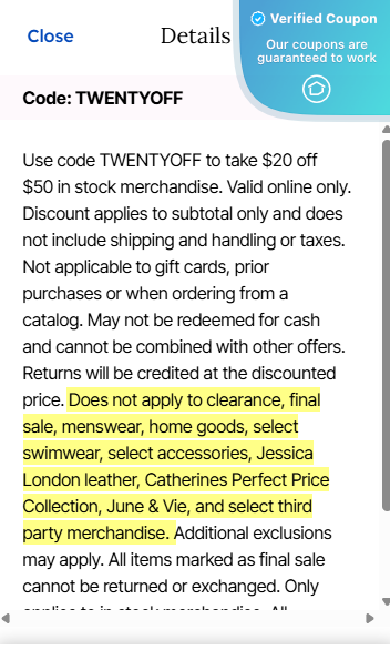 100 Woman Within Coupons & Promo Codes for June 2025