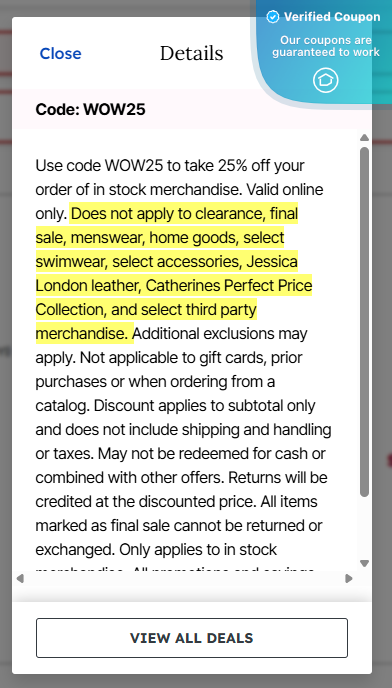 100 Woman Within Coupons & Promo Codes for June 2025