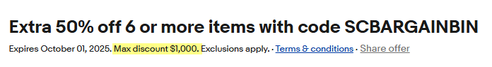 Save up to 10% with eBay Promo Codes in June 2025