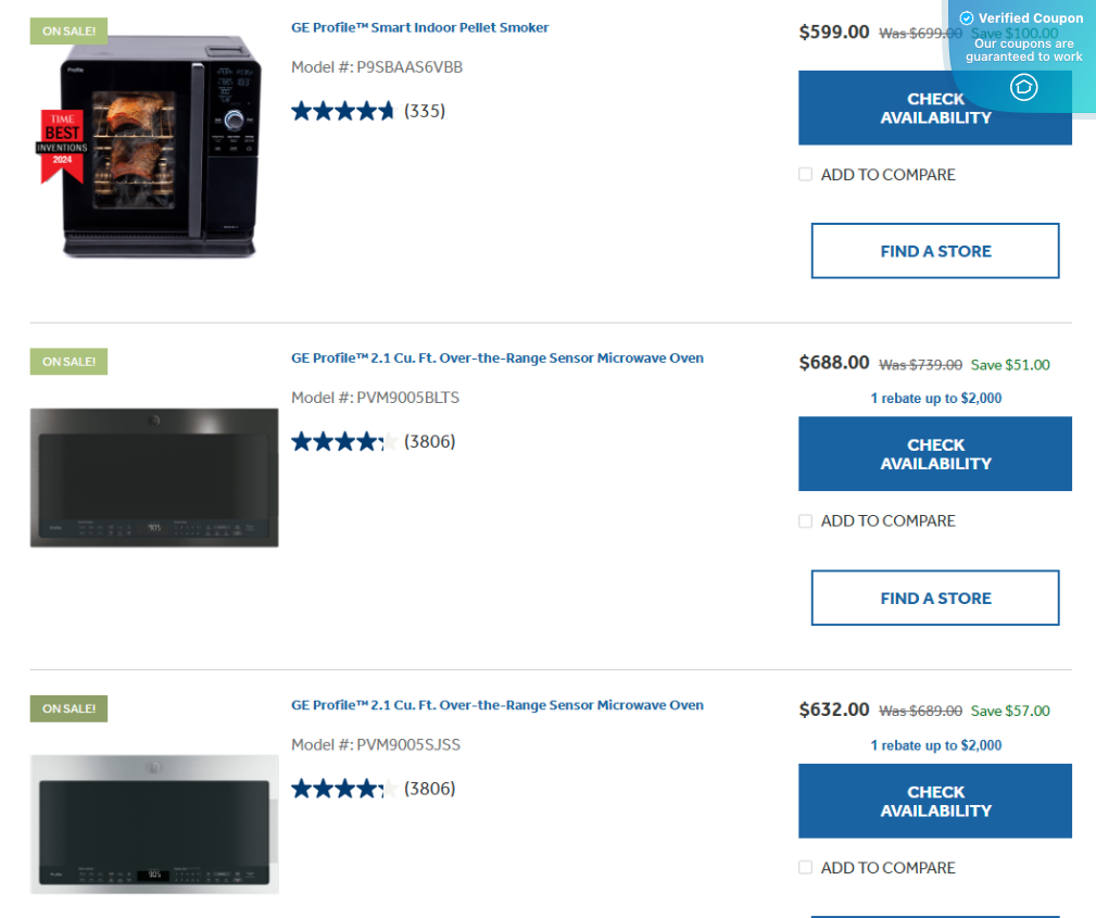 GE Appliances - Coupons & Promo Code for June 2025