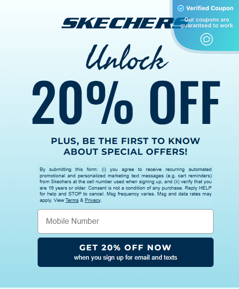 Skechers Verified Promo Codes - Take up to 10% Off