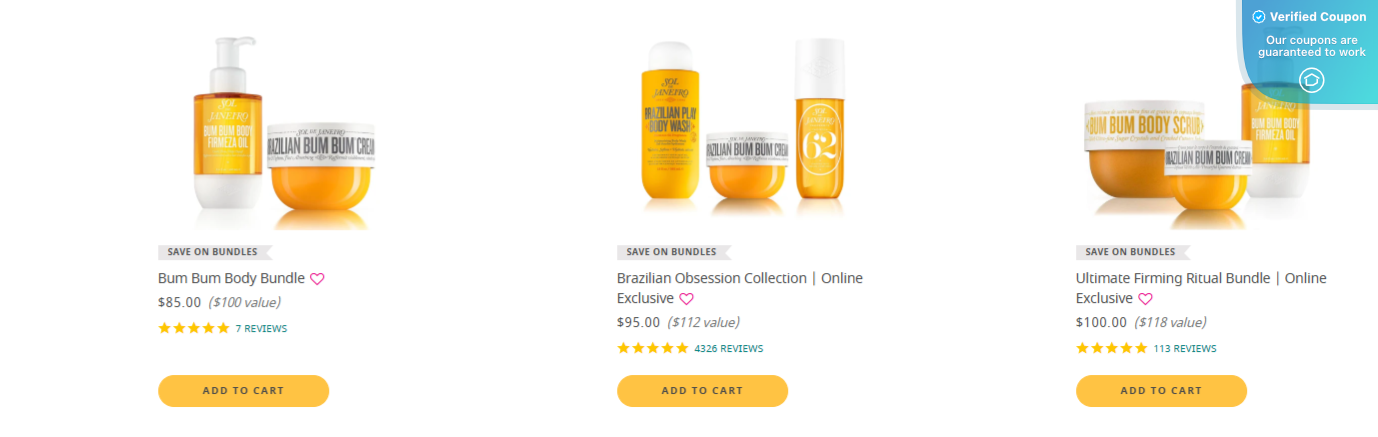 $20 Off + Sol de Janeiro Coupons & Discount Codes