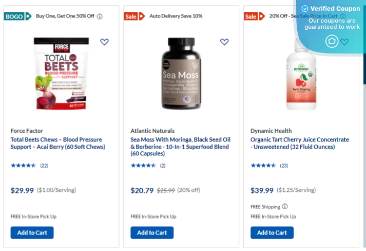 Vitamin Shoppe Verified Promo Codes - Get up to 15% Off
