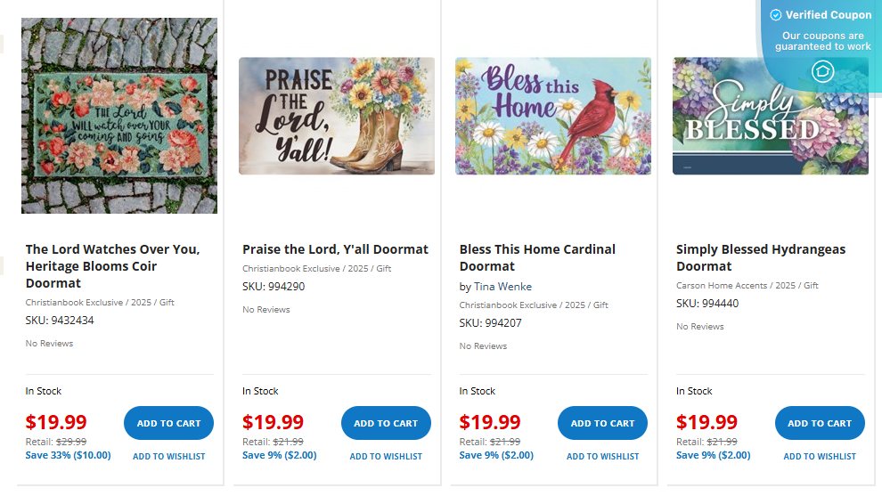 192 Christian Book Coupons & Promo Codes for June 2025