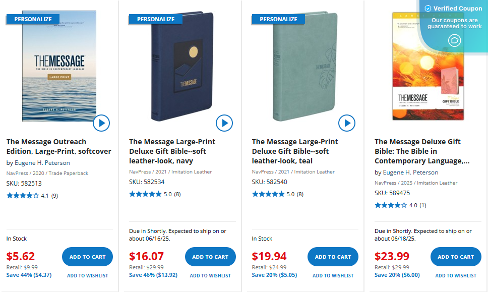 193 Christianbook Coupons & Promo Codes for June 2025