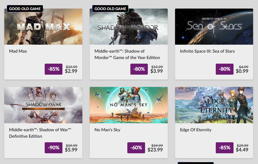 GOG Deals – Save Now (No Codes Needed in June 2025)