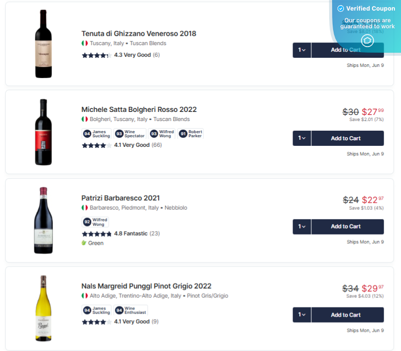 $20 Off + Wine.com Coupons & Promo Codes – June 2025