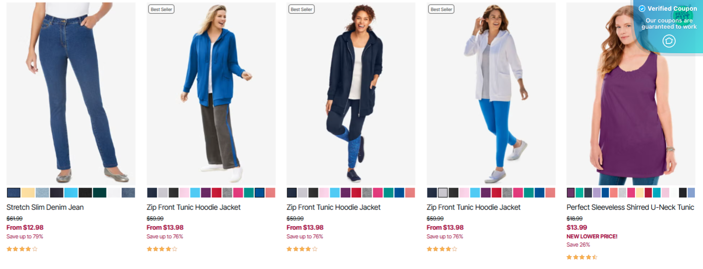 50% Off + Woman Within Coupons & Promo Codes – June 25