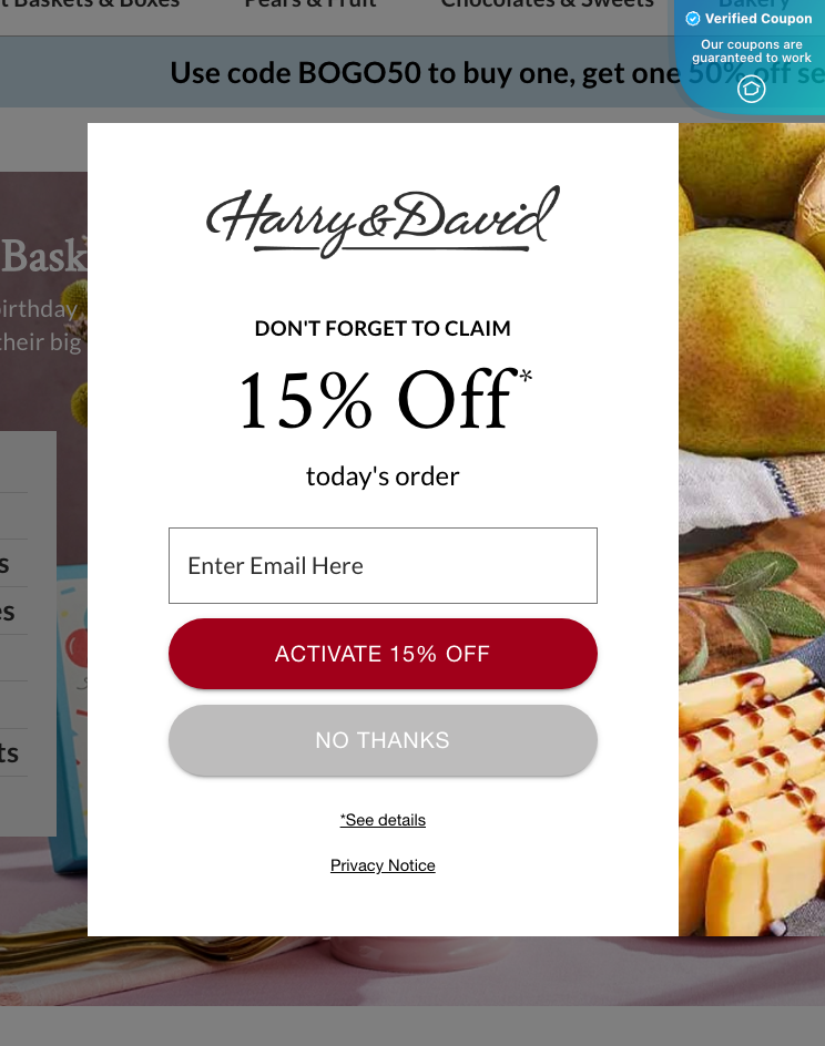 25% Off + Harry & David Coupons & Promo Codes – June 25