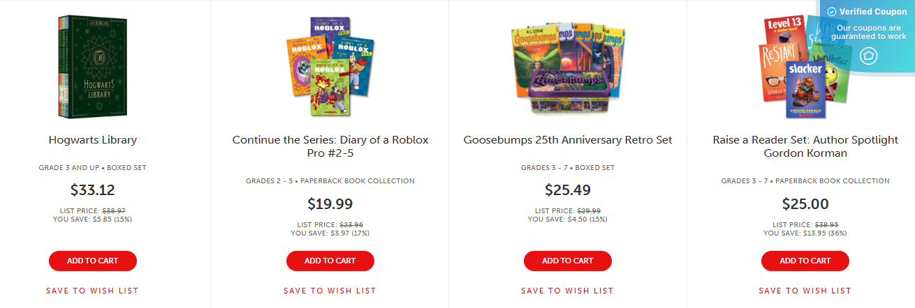 Save up to 15% with Scholastic Promo Codes in June 2025