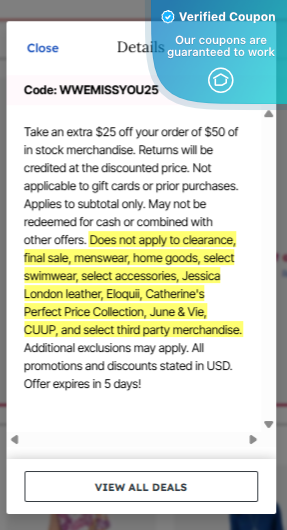 101 Woman Within Coupons & Promo Codes for June 2025