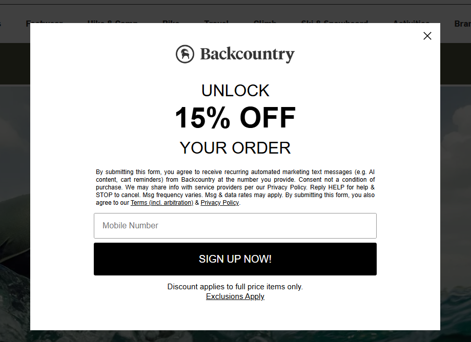 Backcountry Coupons - Up to 15% Off (No Codes Needed)