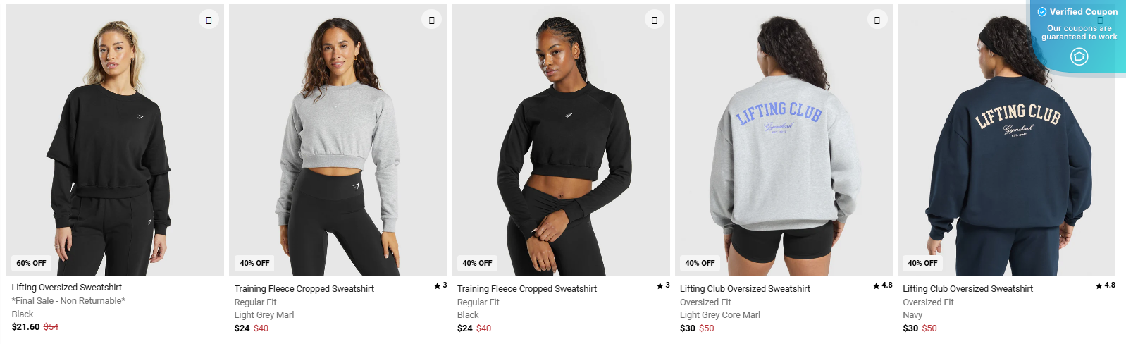 Gymshark - Coupons & Discount Code for June 2025