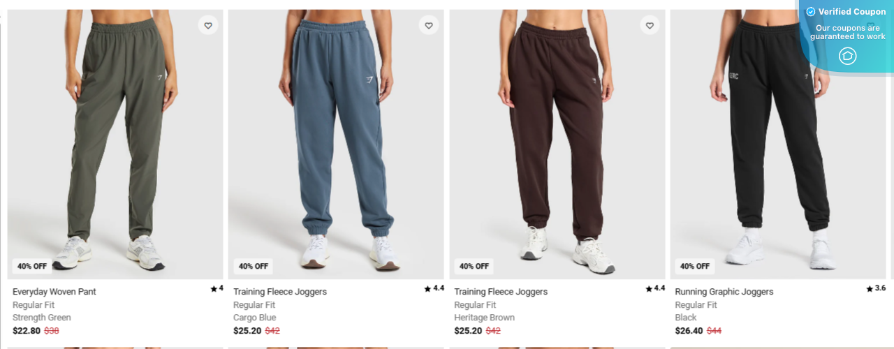 Gymshark - Coupons & Discount Code for June 2025