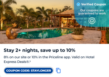 Priceline Verified Promo Codes - Slash up to 10% Off
