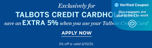 25% Off + Talbots Coupons & Promo Codes – June 2025